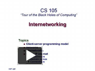 PPT – Internetworking PowerPoint presentation | free to download - id ...