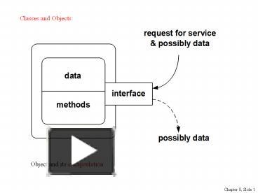 PPT – Classes and Objects: PowerPoint presentation | free to download ...
