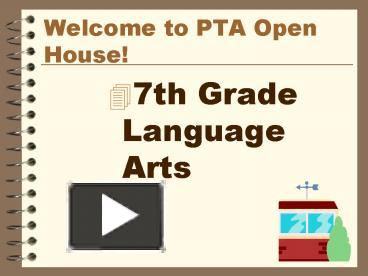 Welcome to PTA Open House presentation | free to view