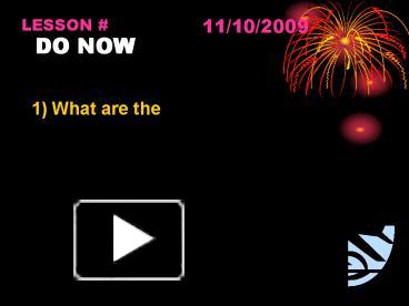 PPT – DO NOW PowerPoint presentation | free to download - id: d5786-YTBlZ