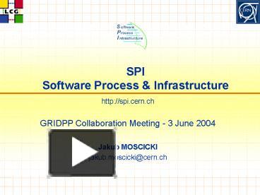 SPI Software Process presentation | free to view