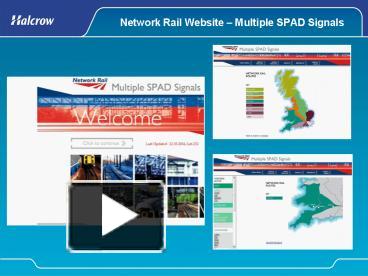 Network Rail Website Multiple SPAD Signals presentation | free to view