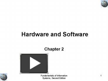 Hardware and Software presentation | free to download