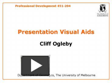 Presentation Visual Aids presentation | free to view