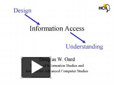 PPT – Information Access PowerPoint presentation | free to download ...
