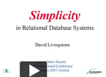 Simplicity presentation | free to view