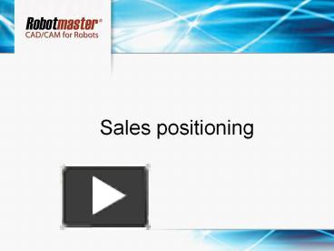 Sales positioning presentation | free to view