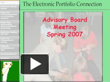 PPT – Electronic Portfolios: From learning and assessment to supporting ...