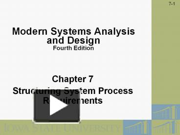Structuring System Process Requirements presentation | free to view