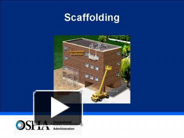 Scaffolding presentation | free to view