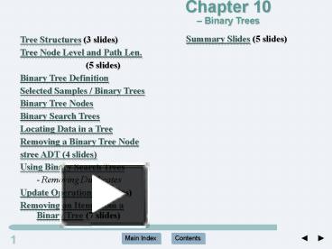 PPT – Tree Structures 3 slides PowerPoint presentation | free to view ...