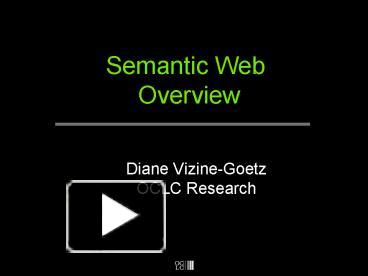 Semantic Web Overview presentation | free to download