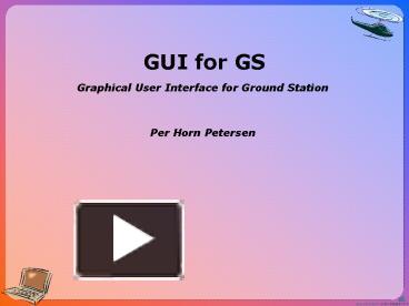 GUI for GS presentation | free to view