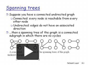 PPT – Spanning%20trees PowerPoint presentation | free to download - id ...