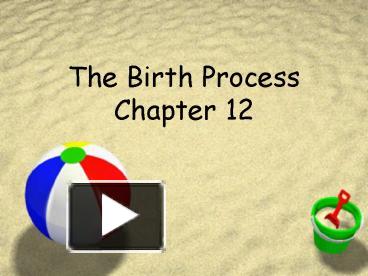 PPT – The Birth Process Chapter 12 PowerPoint presentation | free to ...