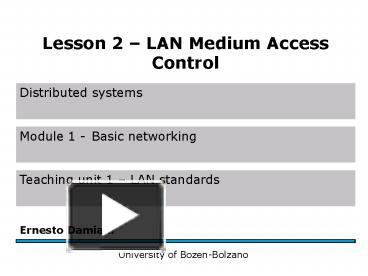 Contention MAC protocols reminder presentation | free to view