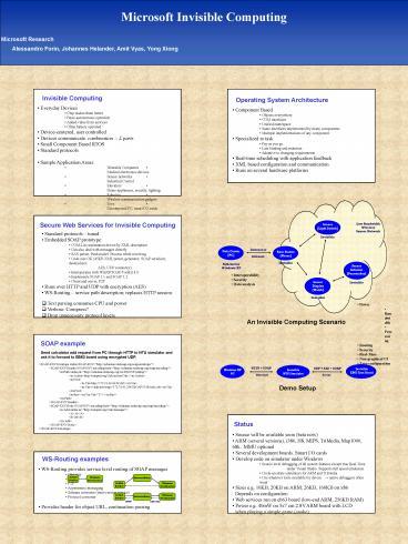 PPT – Microsoft Invisible Computing PowerPoint presentation | free to ...