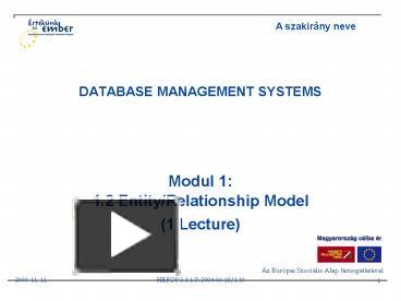 PPT – DATABASE MANAGEMENT SYSTEMS PowerPoint presentation | free to ...