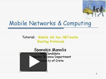 PPT – Mobile Networks PowerPoint presentation | free to view - id ...