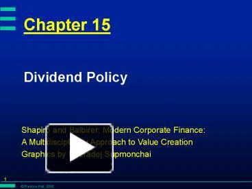 Dividend Policy presentation | free to view