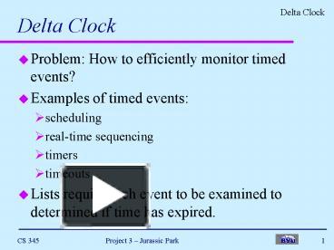 Delta Clock presentation | free to view