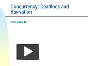 PPT – Concurrency: Deadlock and Starvation PowerPoint presentation ...