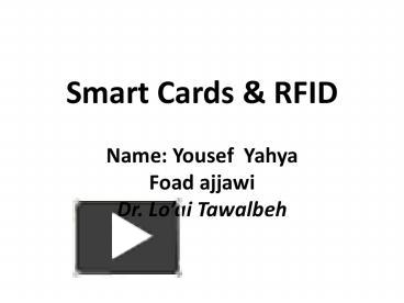 PPT – Smart Cards PowerPoint presentation | free to download - id ...