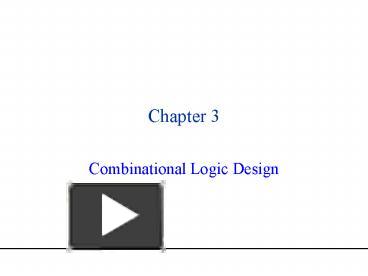 Combinational Logic Design presentation | free to view