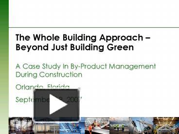 The Whole Building Approach Beyond Just Building Green presentation ...