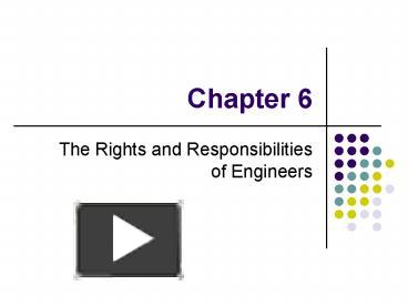 The Rights and Responsibilities of Engineers presentation | free to view