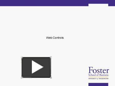 Web Controls presentation | free to view