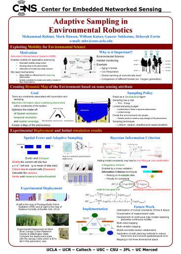 PPT – Adaptive Sampling in Environmental Robotics PowerPoint ...