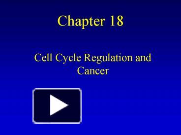PPT – Cell Cycle Regulation and Cancer PowerPoint presentation | free ...