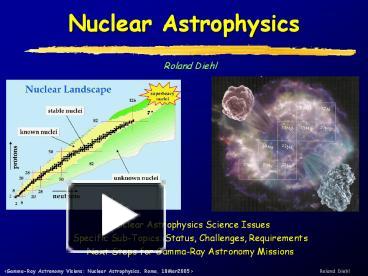 Nuclear Astrophysics presentation | free to download