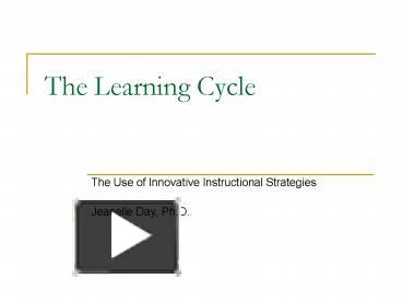 PPT – The Learning Cycle PowerPoint presentation | free to view - id ...