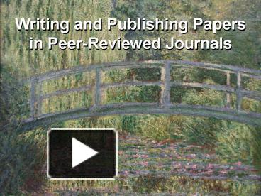 PPT – The Manuscript Management Process PowerPoint presentation | free ...