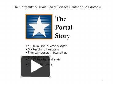 The Portal Story presentation | free to view