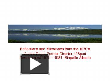 PPT – Reflections and Milestones from the 1970s PowerPoint presentation ...
