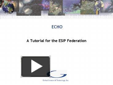 PPT – ECHO PowerPoint presentation | free to view - id: e0adb-ZDc1Z