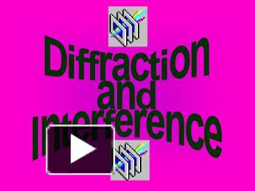 PPT – Diffraction PowerPoint presentation | free to view - id: e1646-ZDc1Z