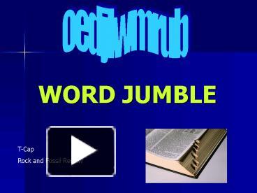 WORD JUMBLE presentation | free to view