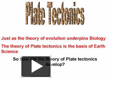 PPT – Plate Tectonics PowerPoint presentation | free to view - id ...