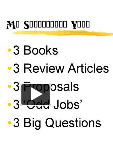 PPT – My Sabbatical Year PowerPoint presentation | free to view - id ...