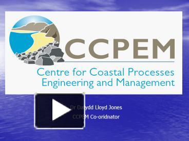 Dr Dafydd Lloyd Jones presentation | free to view