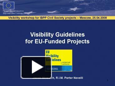 Visibility Guidelines presentation | free to view