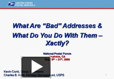 USPS Standard Blue Presentation presentation | free to view