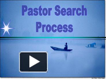 A Model of Procedures for a Pastor Search Committee presentation | free ...