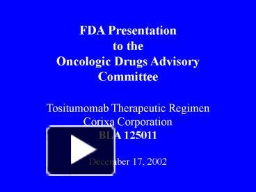 FDA Presentation presentation | free to view