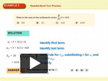 Standardized Test Practice presentation | free to view