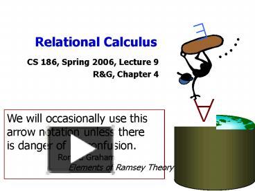 PPT – Relational Calculus PowerPoint presentation | free to download ...
